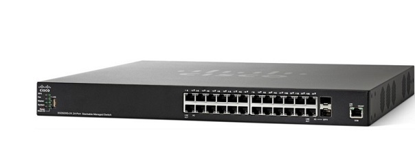 Switch Cisco SF350-24-K9-EU 24 10/100 ports + 2 Gigabit copper/SFP ...