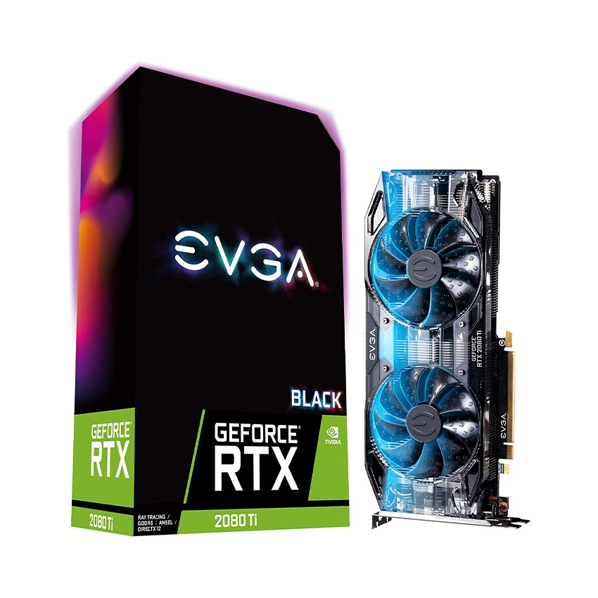 Card màn hình EVGA GeForce RTX 2080 Ti BLACK EDITION GAMING (11GB GDDR6 ...