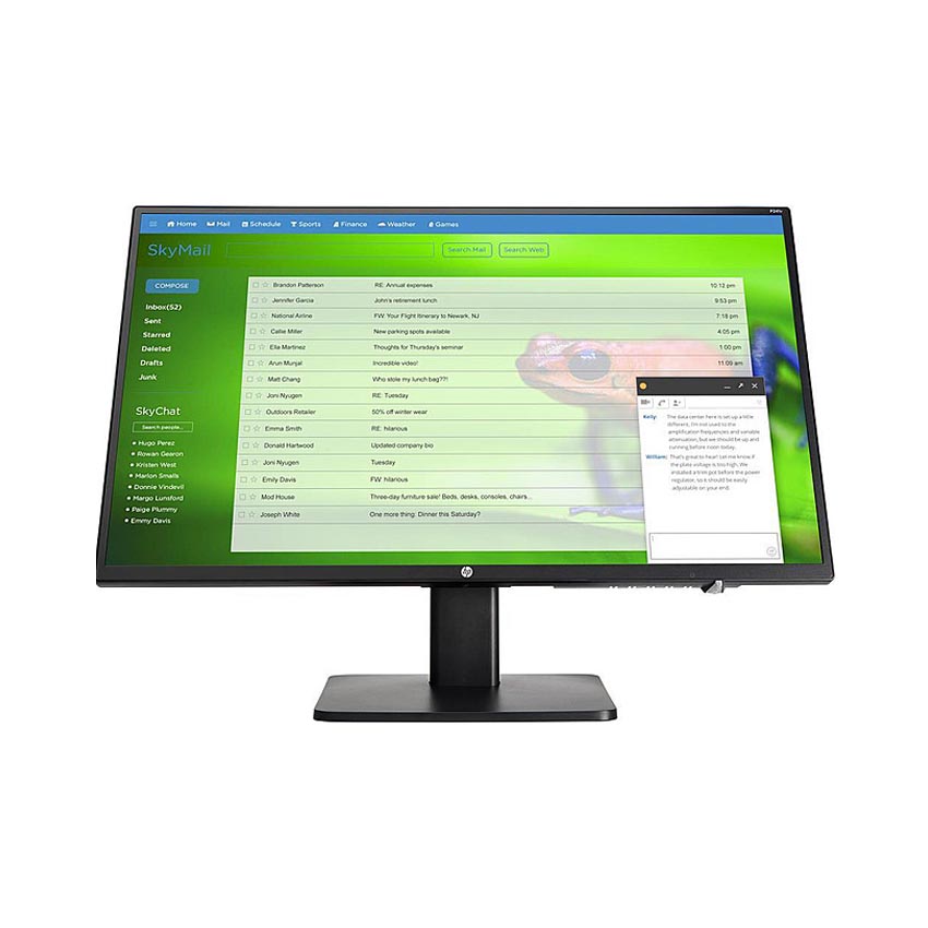 Màn hình LCD HP P241V (23.8 inch/FHD/IPS/5ms/250 nits/HDMI+VGA+DVI)