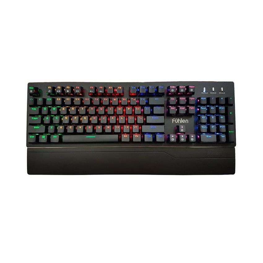 Bàn phím cơ gaming Fuhlen E Eraser Mechanical Blue Switch Black