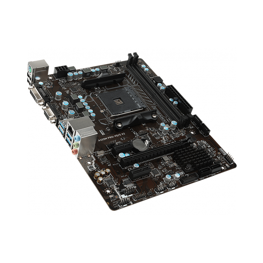Mainboard MSI A320M PRO-VDS V2 (AMD A320/Socket AM4/m-ATX/2 khe RAM DDR4)
