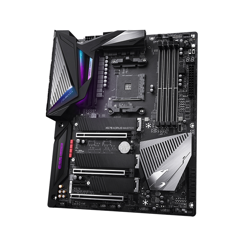 Mainboard GIGABYTE X570 AORUS MASTER (AMD X570/Socket AM4/ATX/4 khe RAM ...