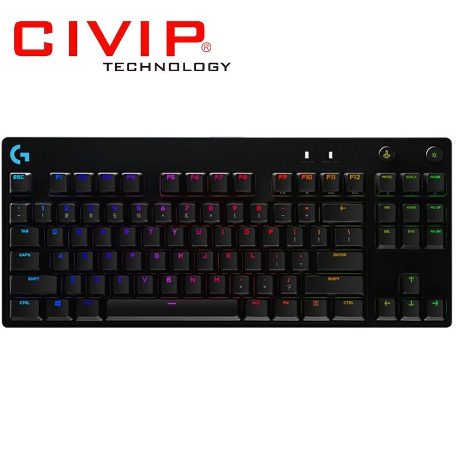 Bàn phím Logitech G Pro X RGB Mechanical Gaming - GX Clicky, bàn phím ...