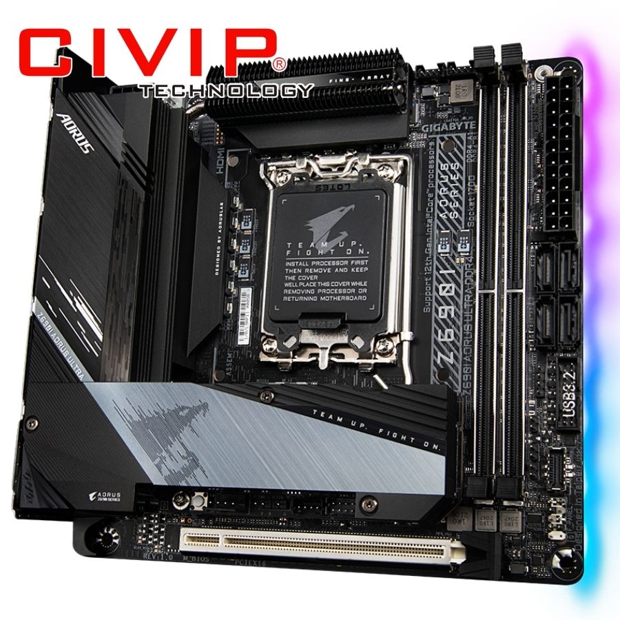 Mainboard Gigabyte Z690I AORUS ULTRA DDR4 WIFI (Chipset Z690, CPU Intel LGA1700, Ram DDR4, HDIM ...