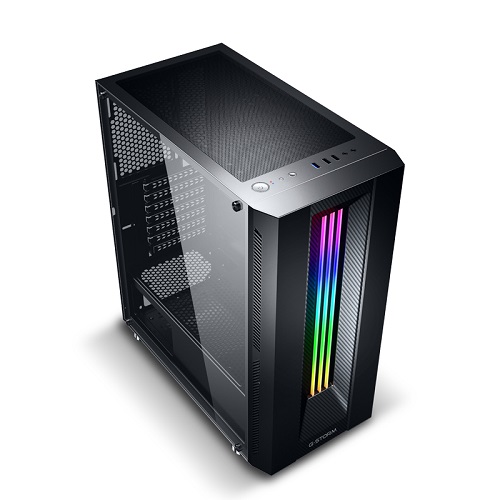 Case SAMA 3601 (Mid Tower/Màu Đen/Led RGB )