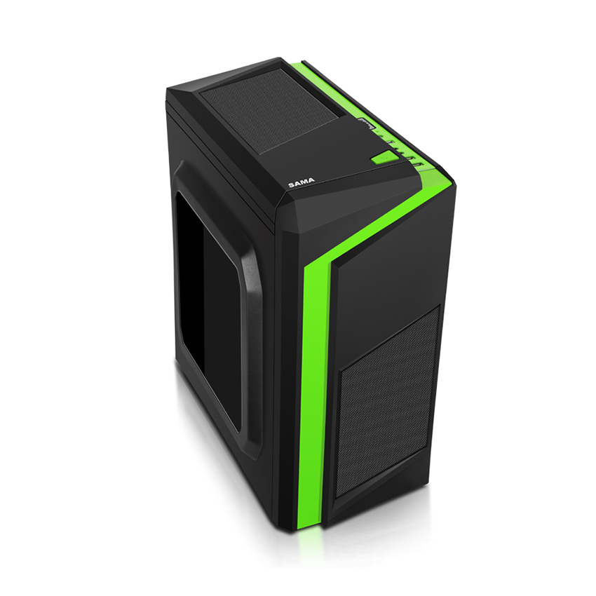 Case SAMA Esport 2 (Mid tower/Màu đen/xanh)