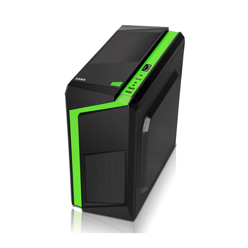 Case SAMA Esport 2 (Mid tower/Màu đen/xanh)