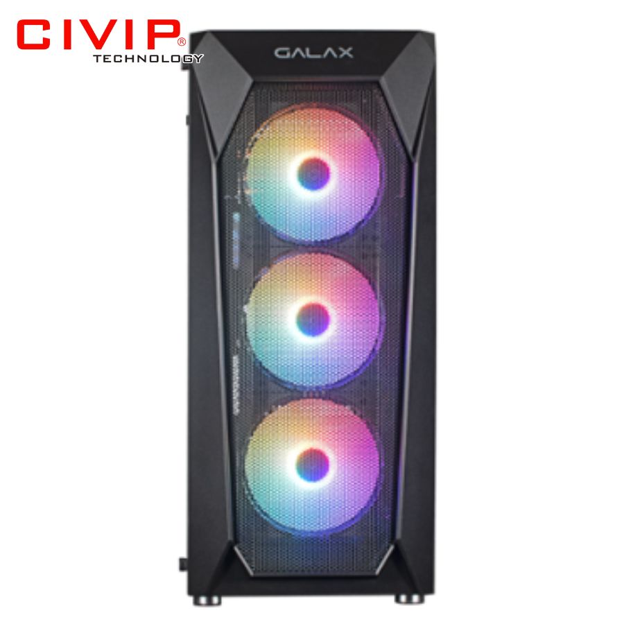 Case Galax Gaming Revolution-05 Black (Kèm 4 quạt RGB, ATX / mATX / mITX)