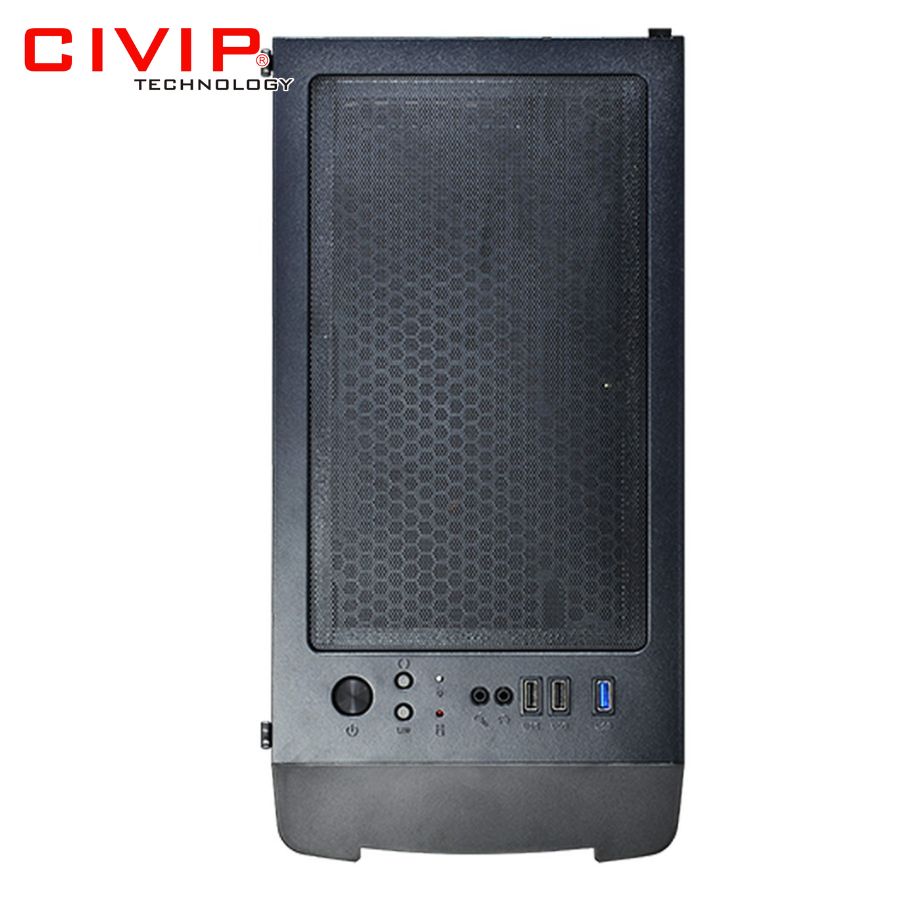 Vỏ Case vi tính Montech Eagle X1 Black CA0X1BK000MT (Kèm 4 quạt RGB ...