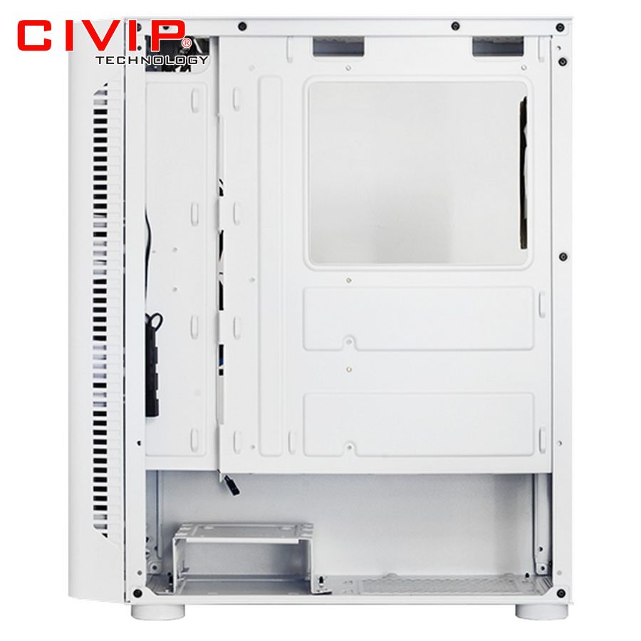 Vỏ Case vi tính Montech X1 White CA0X1WH000MT (Kèm 4 quạt RGB, ATX ...