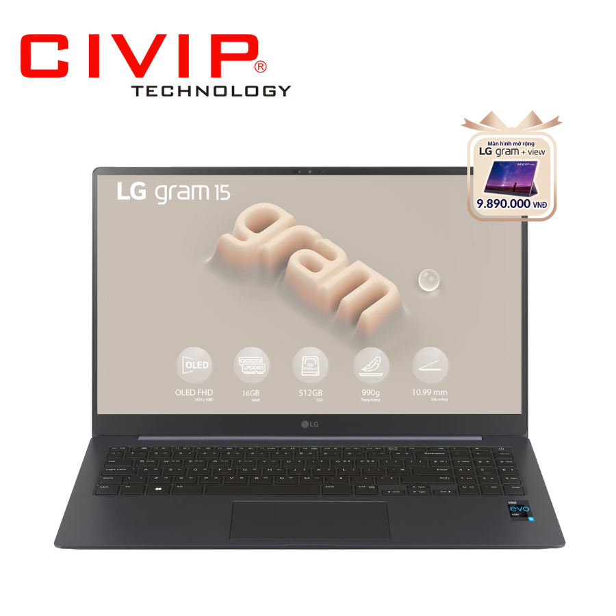 Laptop LG Gram UltraSlim 2023 15Z90RT-G.AH55A5 | CIVIP