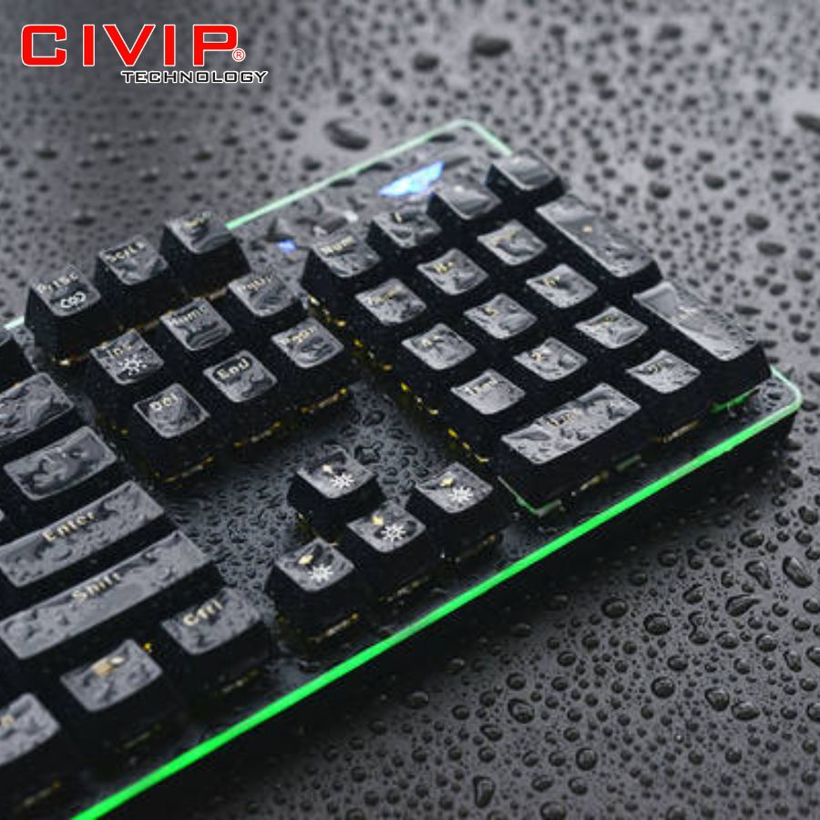 Bàn phím cơ có dây NEWMEN GM550 (Quang cơ LK3.0/Led RGB/chống nước ...