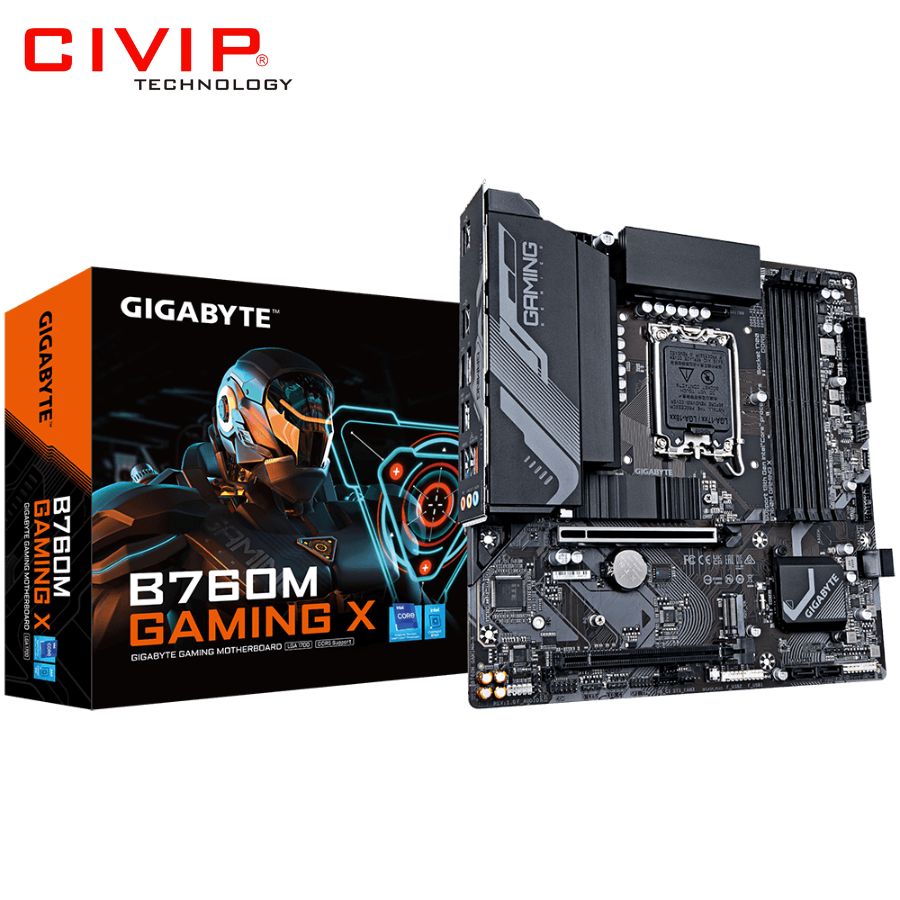 Mainboard GIGABYTE B760M GAMING X DDR5 (Chipset B760, Socket Intel ...